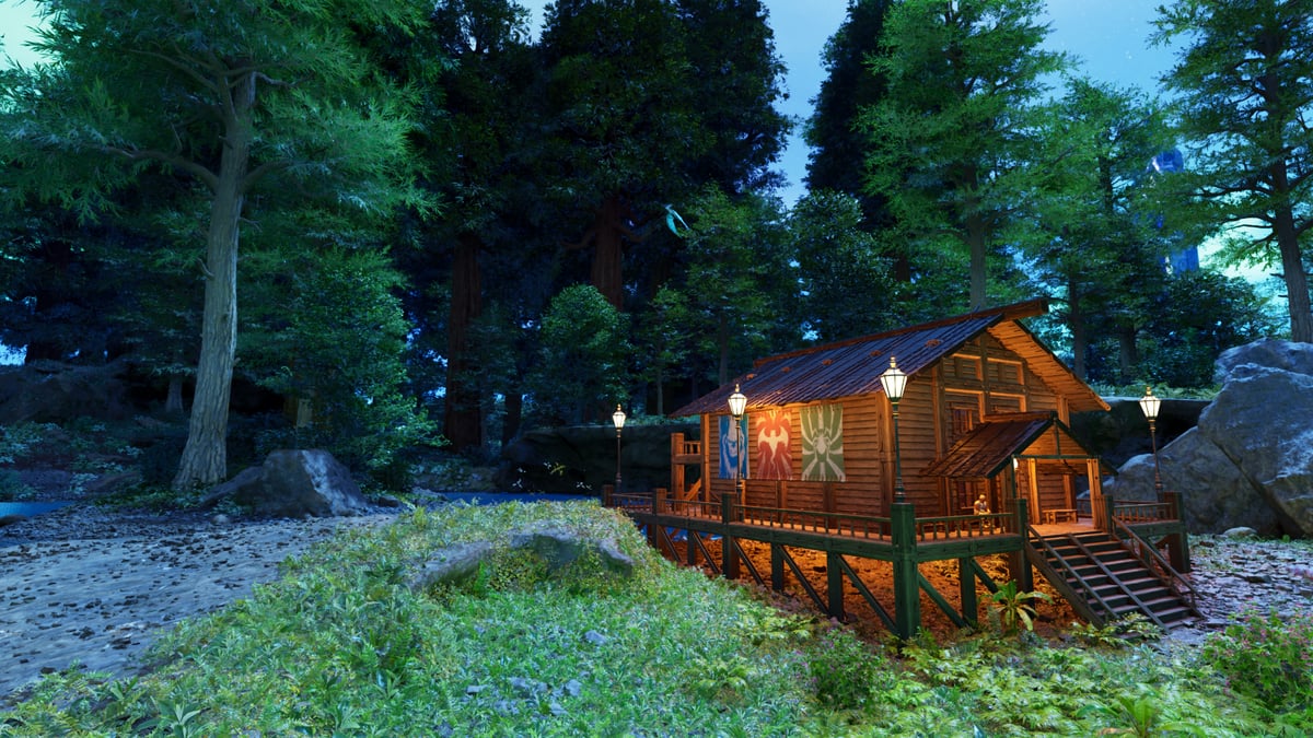 Wooden Hut ver1 - ARK建造模板