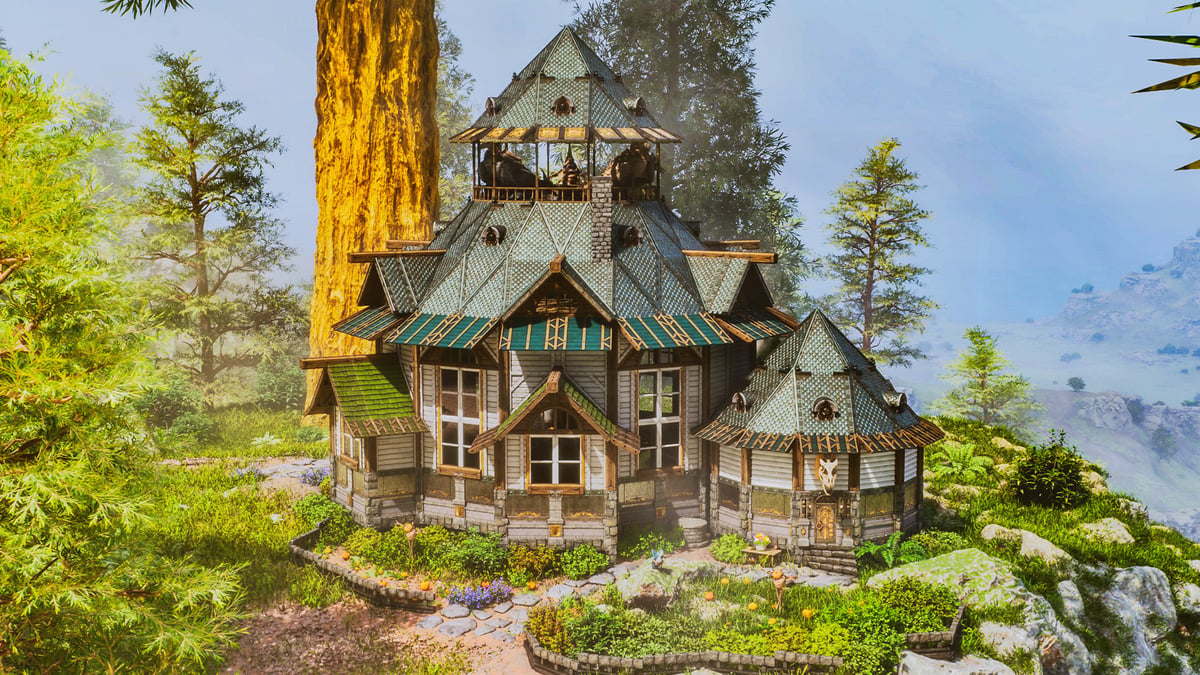 Etholdir All-in-One Forest Hut Starter Base - ARK Building Template