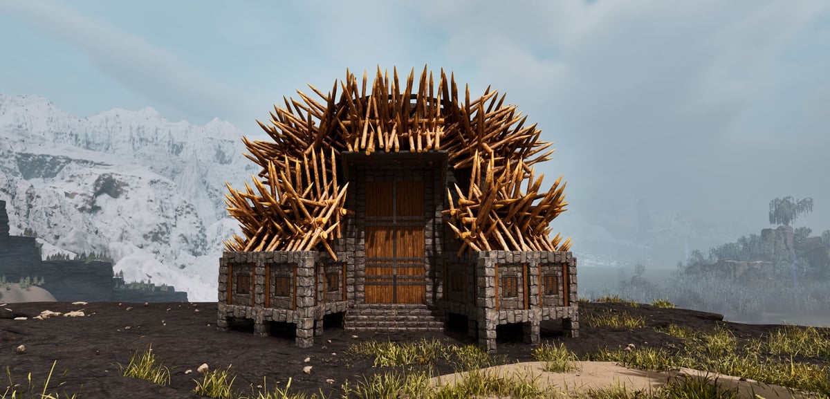 Pixeleen's Stone Porcupine - ARK Building Template