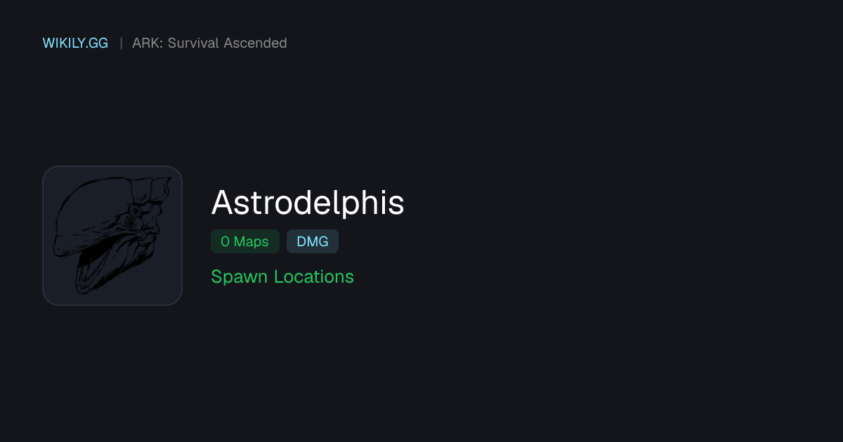 Astrodelphis Spawn Locations - ARK: Survival Ascended