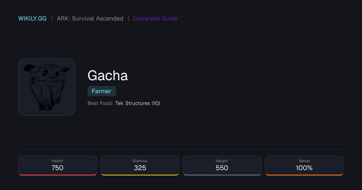 Gacha - ARK: Survival Ascended