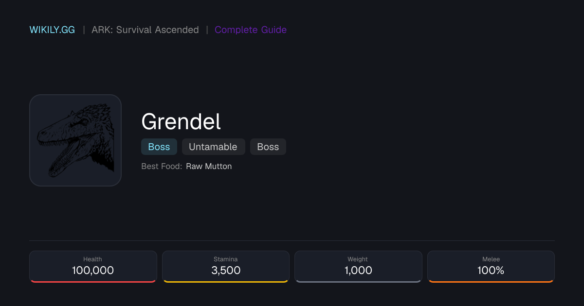 Grendel - ARK: Survival Ascended