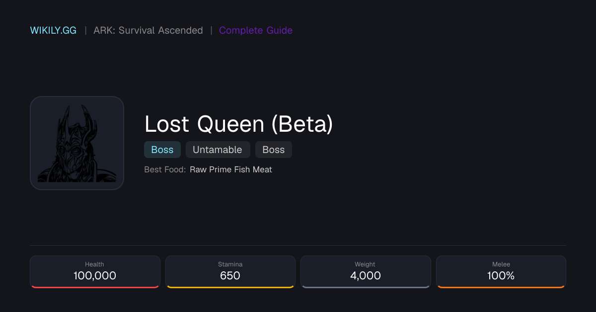 Lost Queen (Beta) - ARK: Survival Ascended