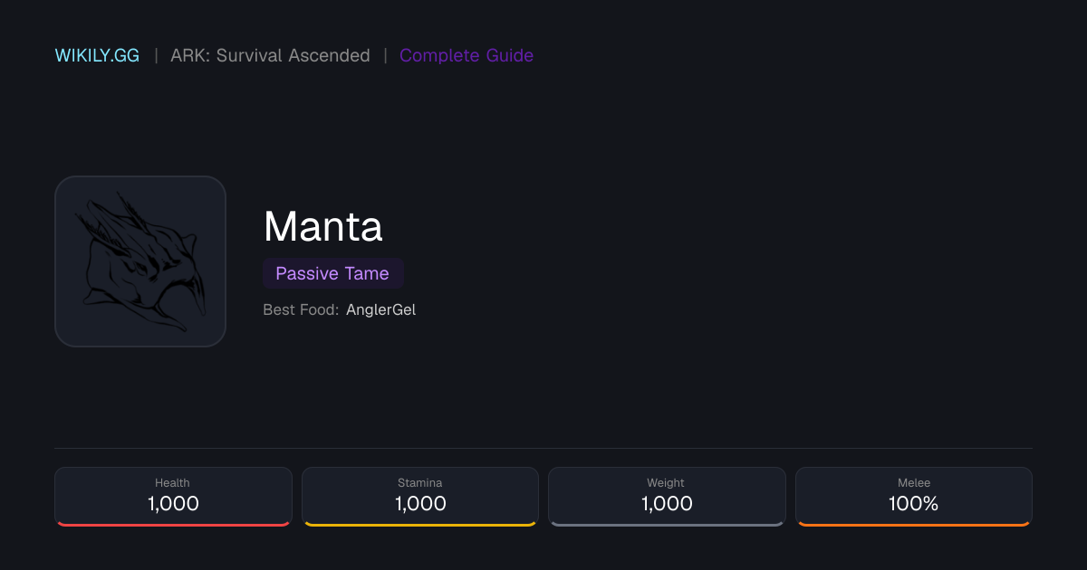 Manta - ARK: Survival Ascended