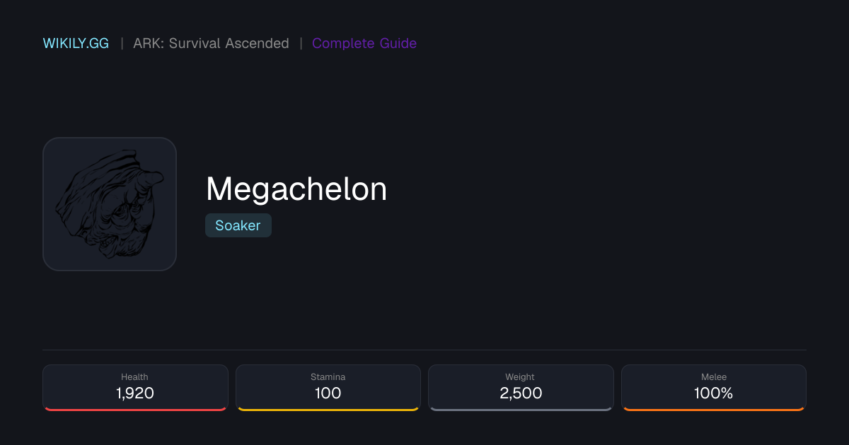 Megachelon - ARK: Survival Ascended