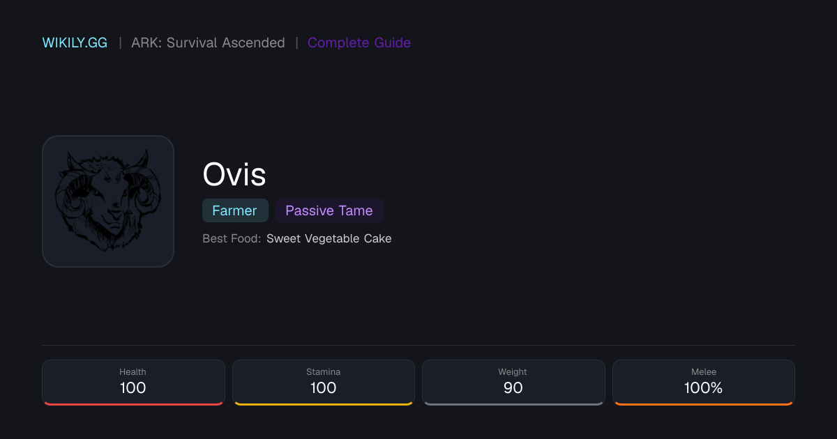 Ovis - ARK: Survival Ascended