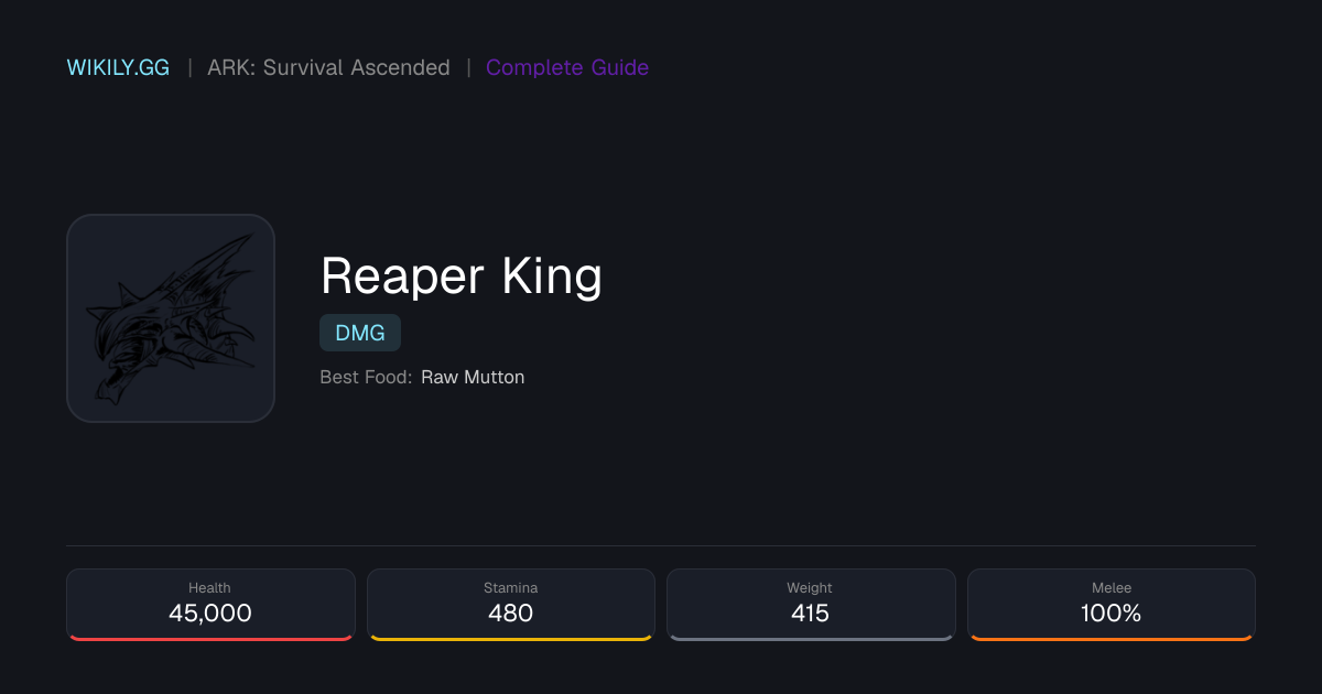 Reaper King - ARK: Survival Ascended