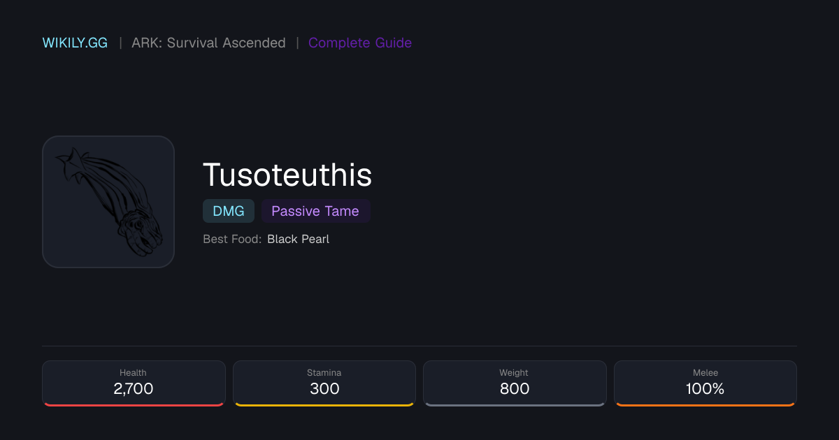 Tusoteuthis - ARK: Survival Ascended
