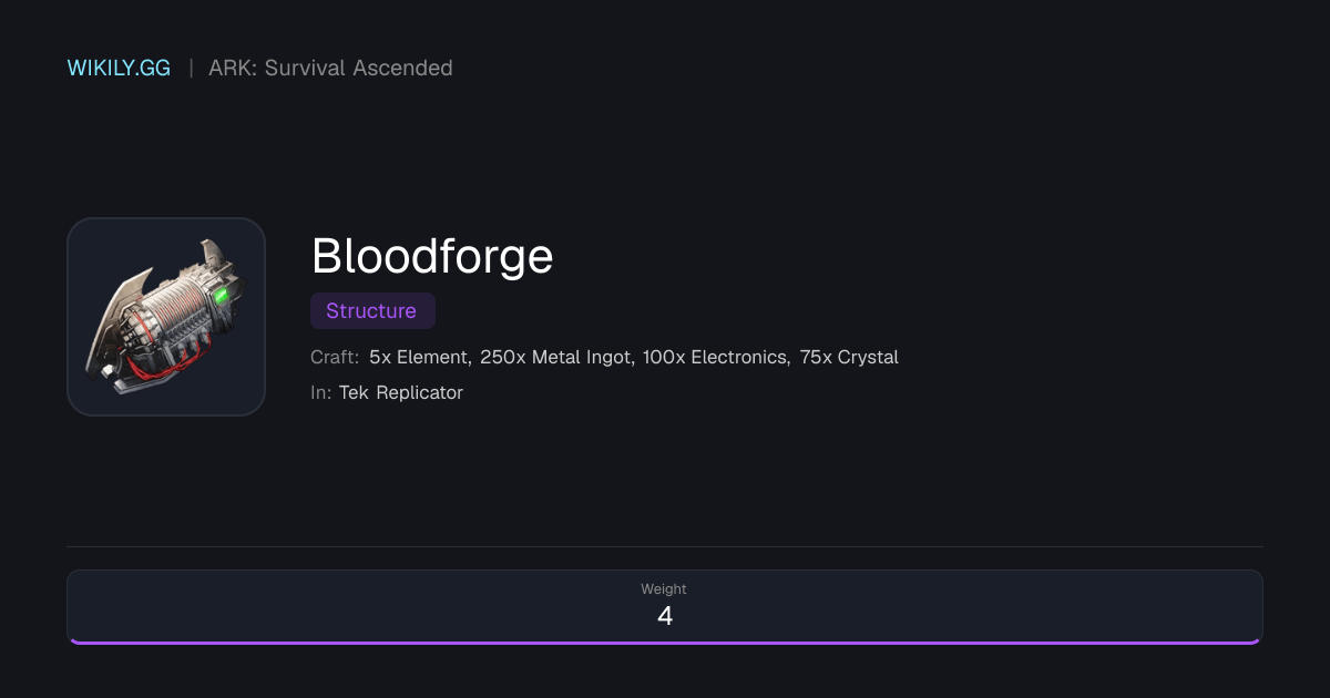 Bloodforge - ARK: Survival Ascended