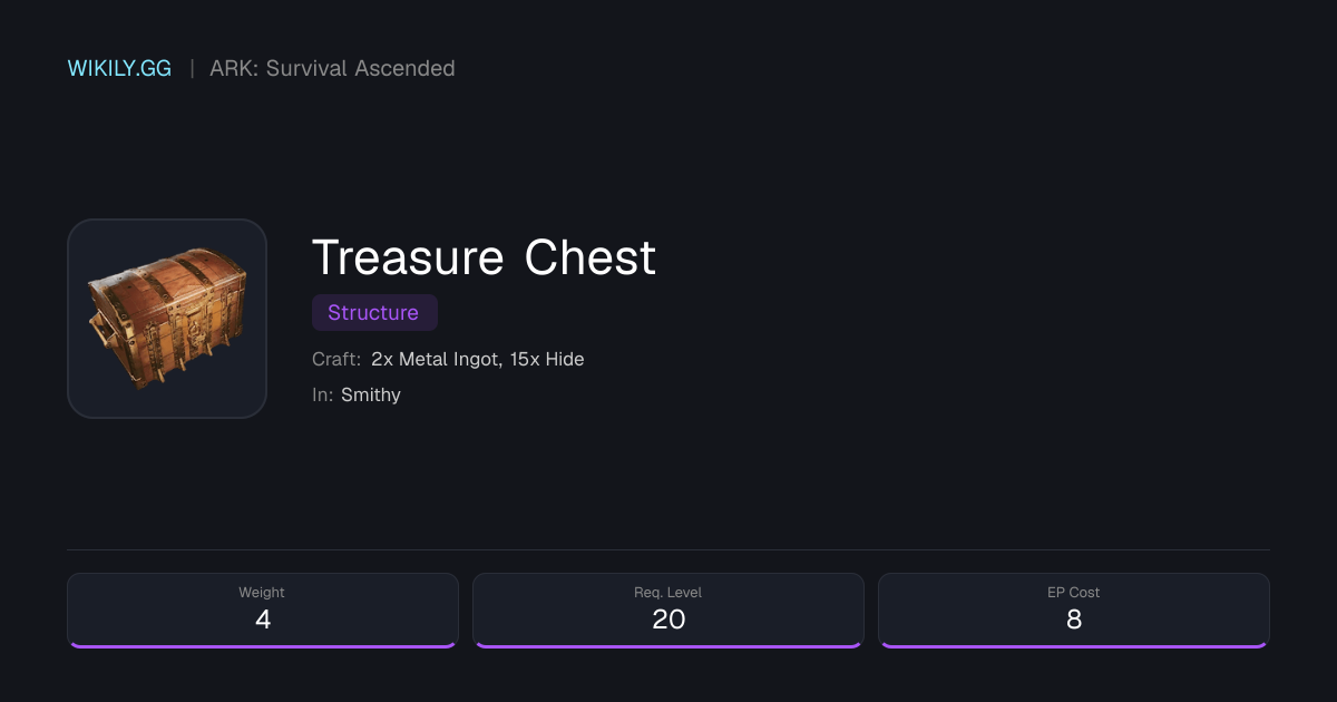 Treasure Chest - ARK: Survival Ascended