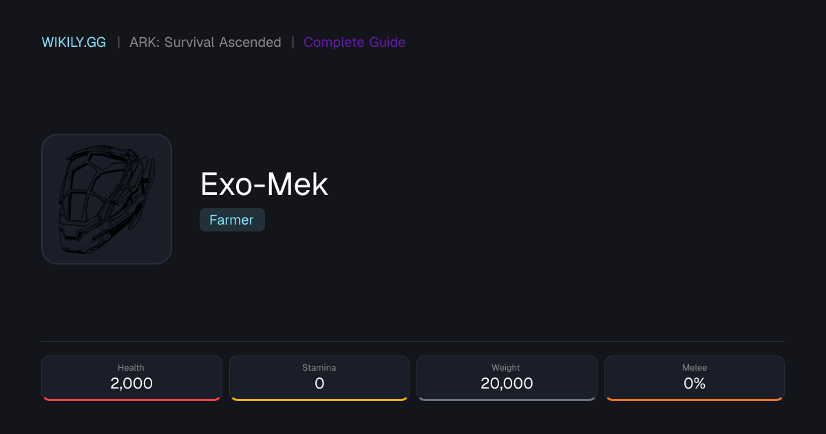Exo-Mek - ARK: Survival Ascended