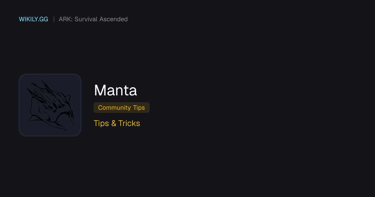 Dimenticare Tips & Tricks - ARK: Survival Ascended