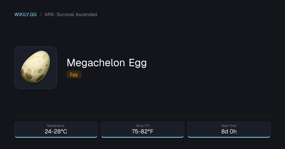 Uovo megachelon - ARK: Survival Ascended