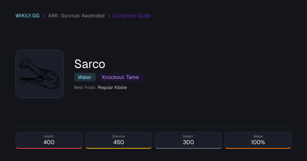 Sarco - ARK: Survival Ascended
