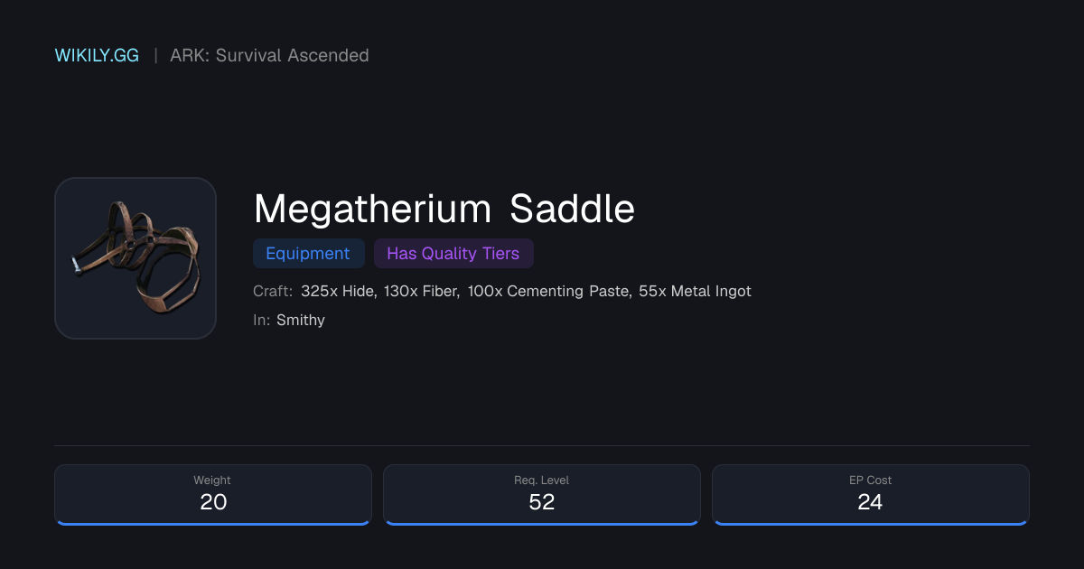 Megatherium Eyeri - ARK: Survival Ascended