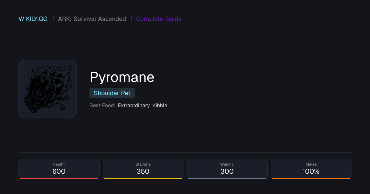 Pyromane - ARK: Survival Ascended