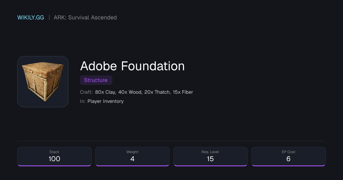 Adobe Foundation - ARK: Survival Ascended
